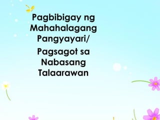 W1-FILIPINO 5-Q2 Power point presentation | PPTX