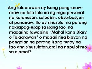 W1-FILIPINO 5-Q2 Power point presentation | PPT