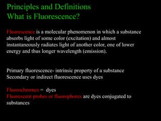 Fluorescence Principles -a brief introduction | PPT