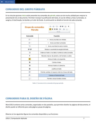 W1 herramientas basicas de word 2013 - copia | PDF