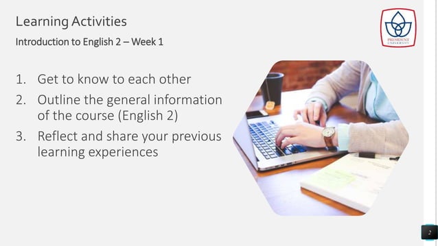 W1 - Introduction to English 2 (Morning Class) submitted to eCampus.pptx