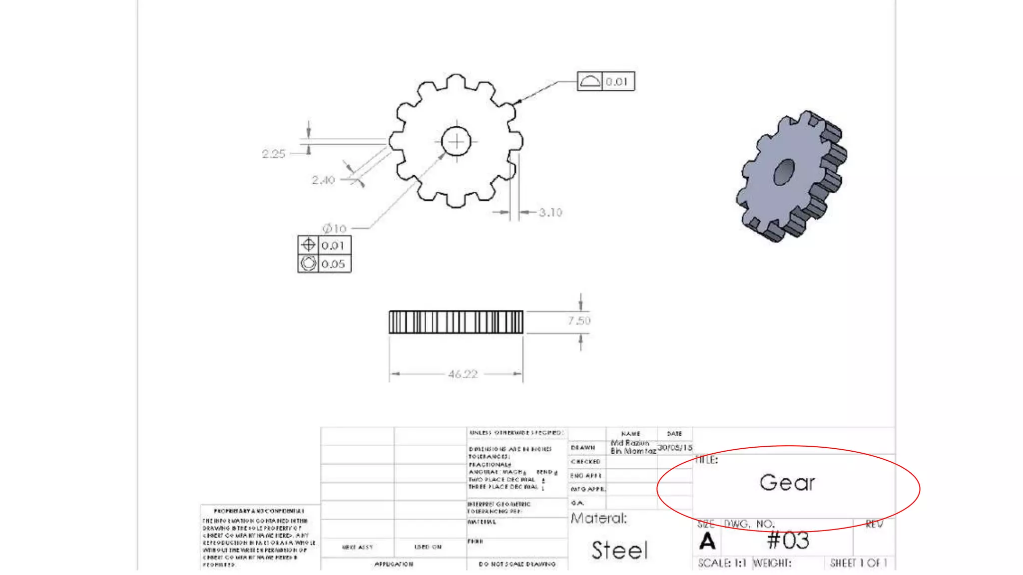 W1 - LA Fundamental Engineering Drawing | PPTX