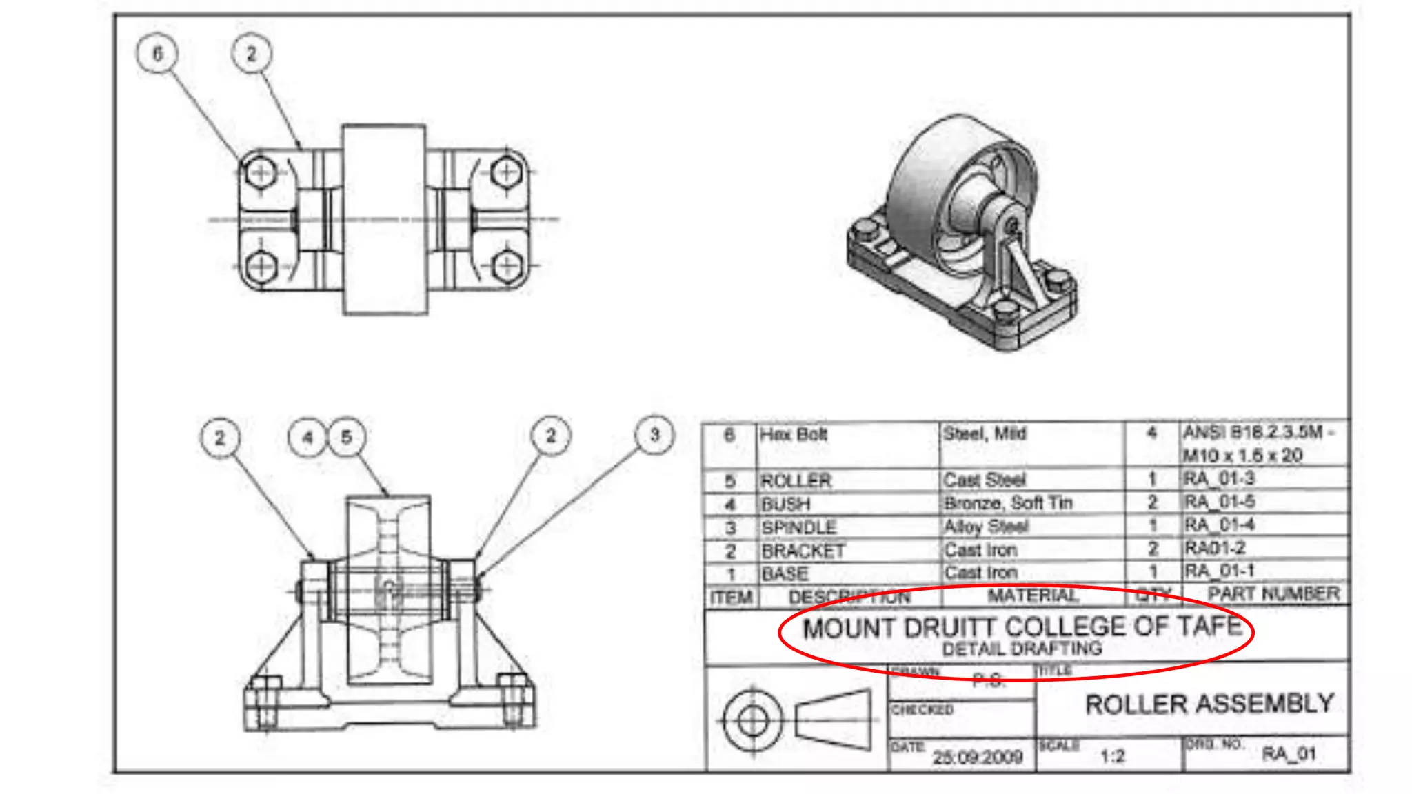 W1 - LA Fundamental Engineering Drawing | PPTX
