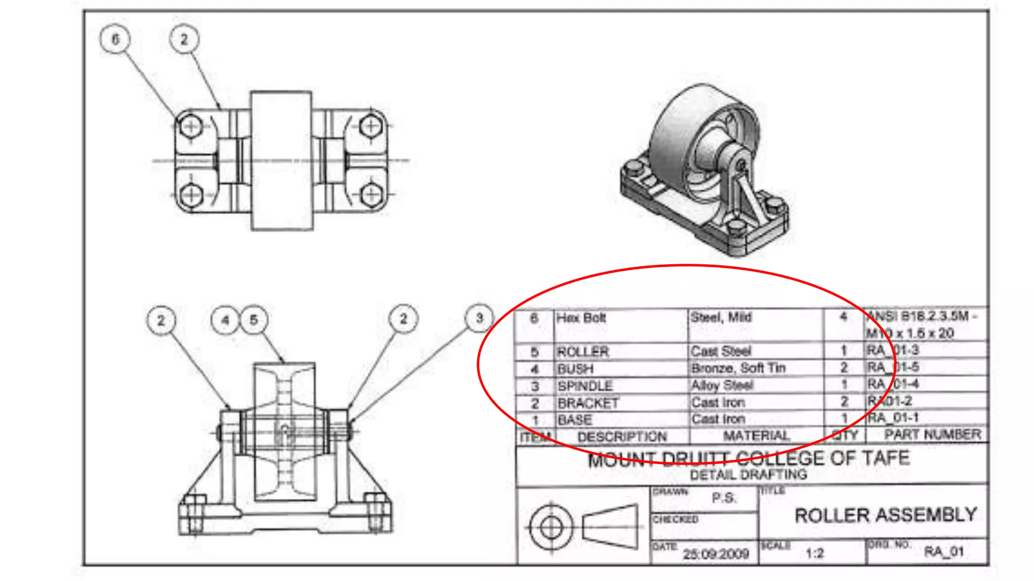 W1 - LA Fundamental Engineering Drawing | PPTX