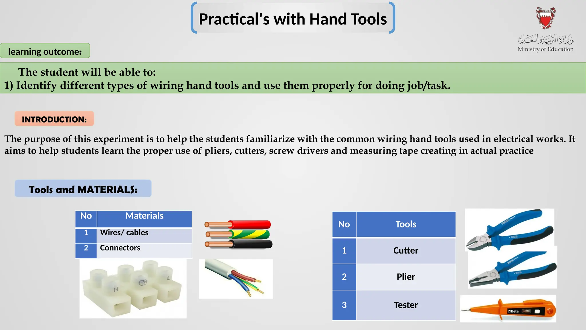 W1-Practical - Hand Tools -- Basic Knowledge | PPT