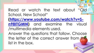 WEEK 1-QUARTER 4-ENGLISH 5 ANALYZING VISUAL AND MULTIMEDIA ELEMENTS.pptx