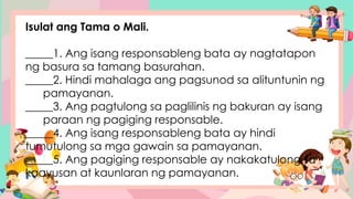 GOOD MANNERS AND RIGHT CONDUCT GRADE 1 P | PPTX