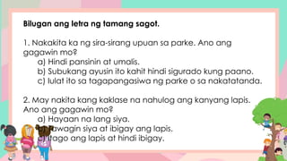 GOOD MANNERS AND RIGHT CONDUCT GRADE 1 P | PPTX