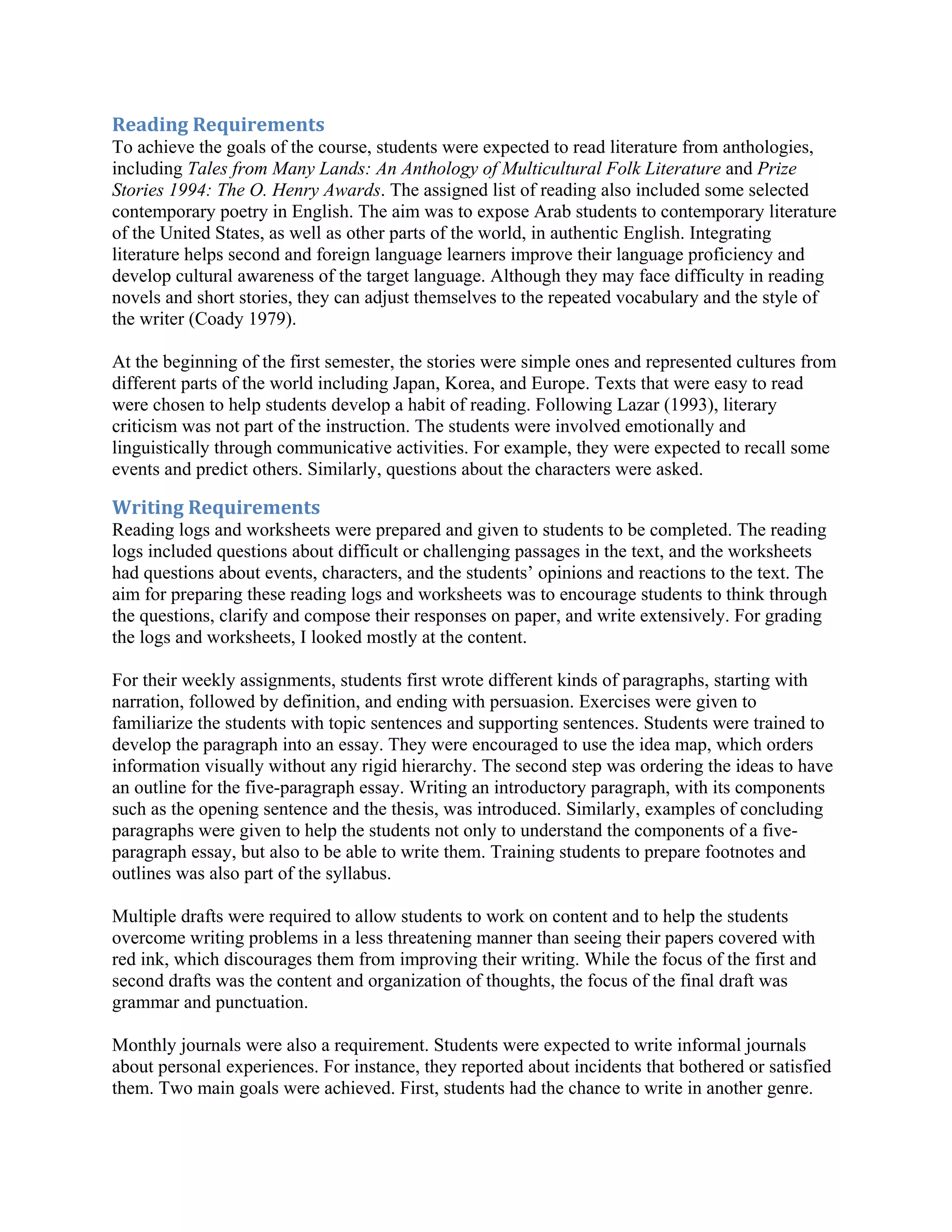 Rass - Integrating reading-writing | PDF