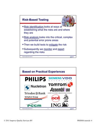 Risk-Based Testing for Agile Projects | PDF