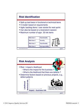 Risk-Based Testing for Agile Projects | PDF