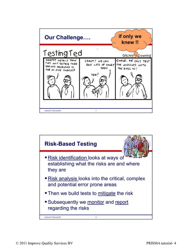 Risk-Based Testing for Agile Projects | PDF