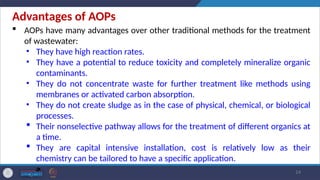 W10 L46-Advanced Oxidation Processes (AOP)-Introduction.pptx | Science