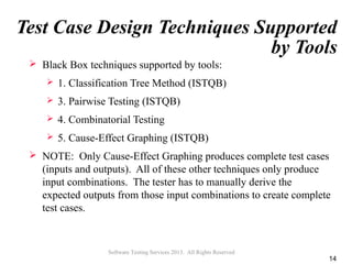 Cause-Effect Graphing: Rigorous Test Case Design | PPT