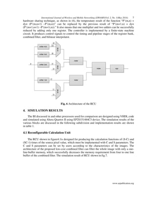 A Low Hardware Complex Bilinear Interpolation Algorithm of Image Scaling for VLSI Implementation ...