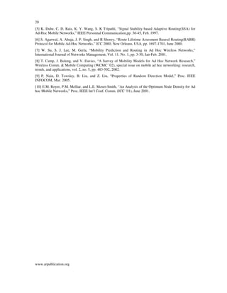 Route Stability in Mobile Ad-Hoc Networks | PDF | Computer Networking | Computing