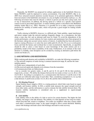 Route Stability in Mobile Ad-Hoc Networks | PDF | Computer Networking | Computing