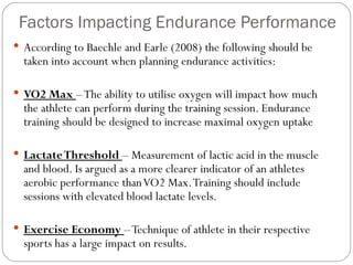 W12 endurance training | PPT