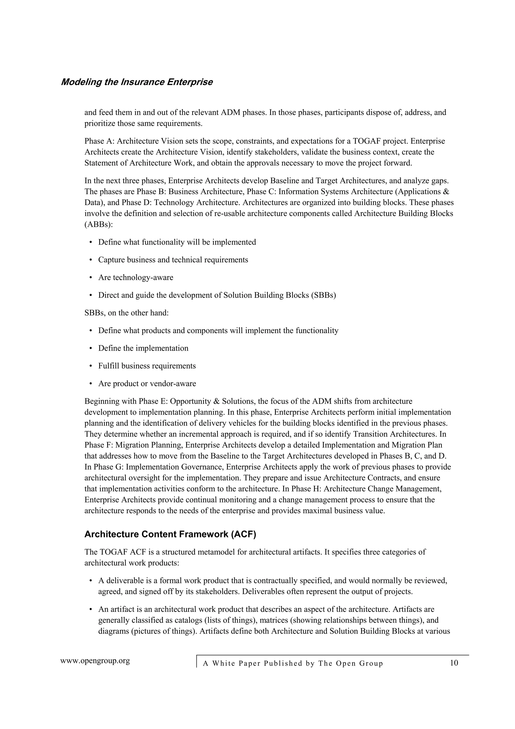 Modeling the Insurance Enterprise | PDF