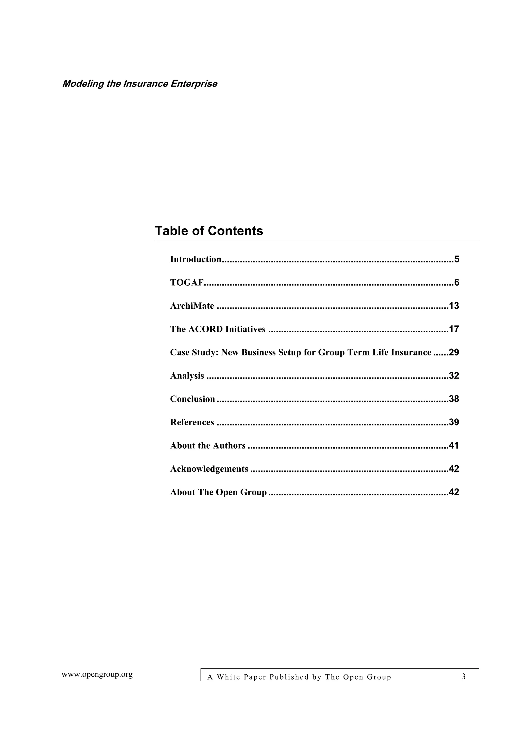 Modeling the Insurance Enterprise | PDF