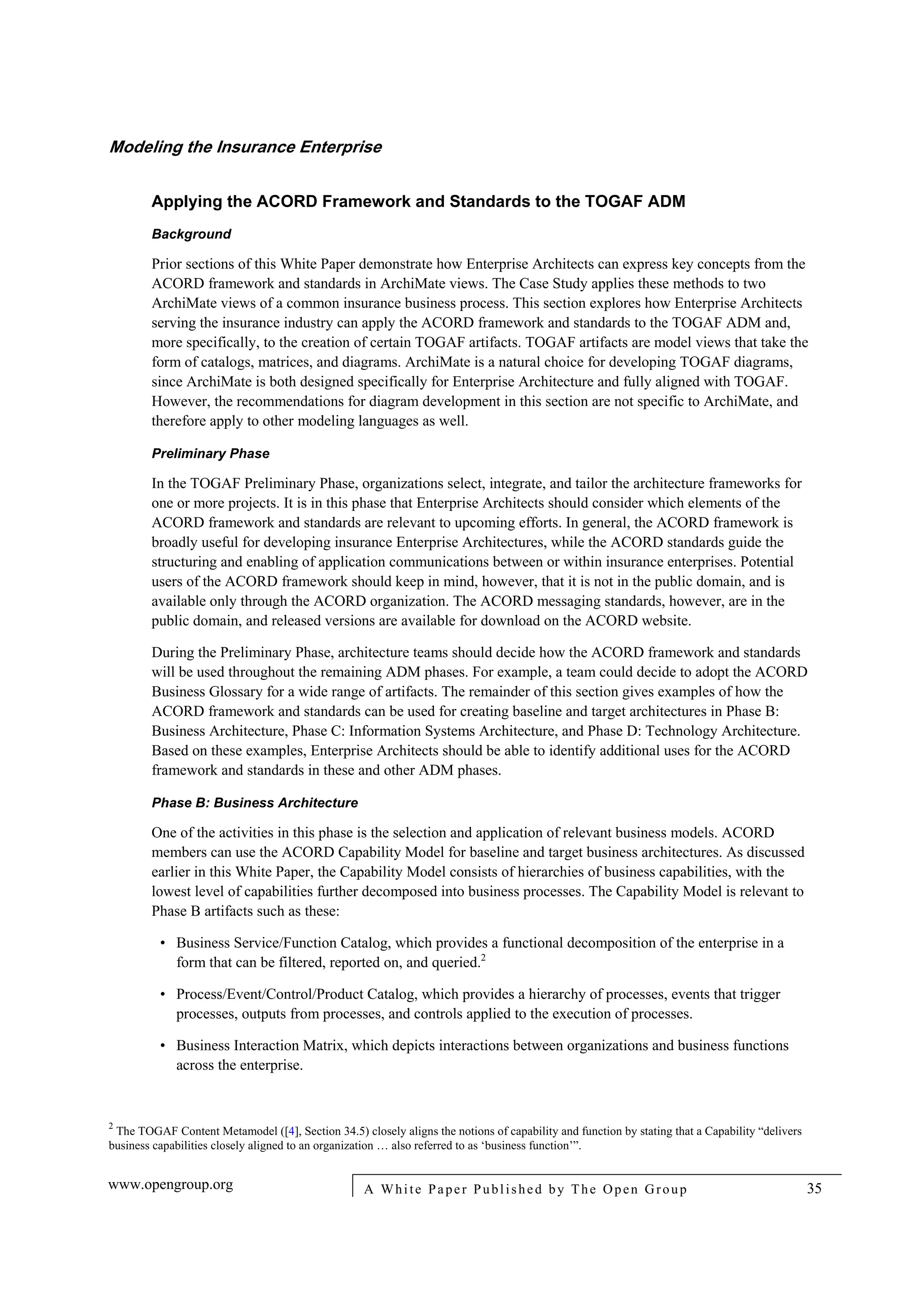 Modeling the Insurance Enterprise | PDF