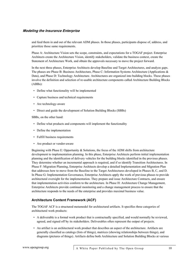 Modeling the Insurance Enterprise | PDF