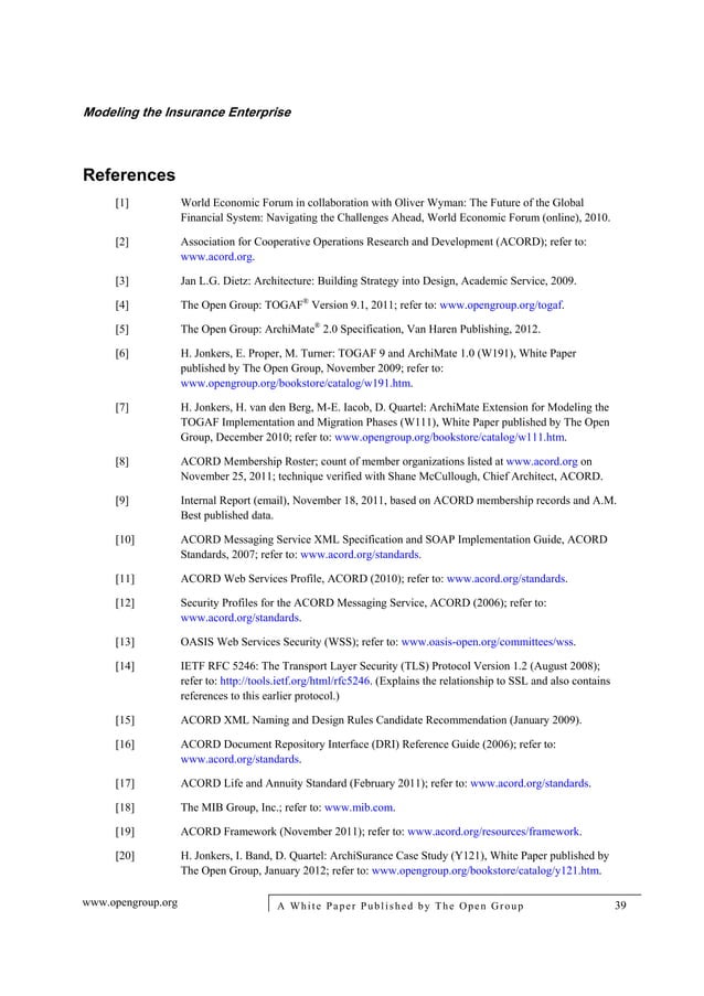 Modeling the Insurance Enterprise | PDF