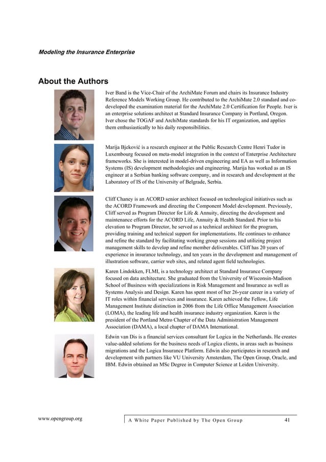 Modeling the Insurance Enterprise | PDF