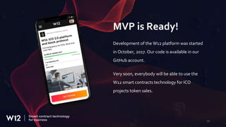 W12 pitch deck | PPT