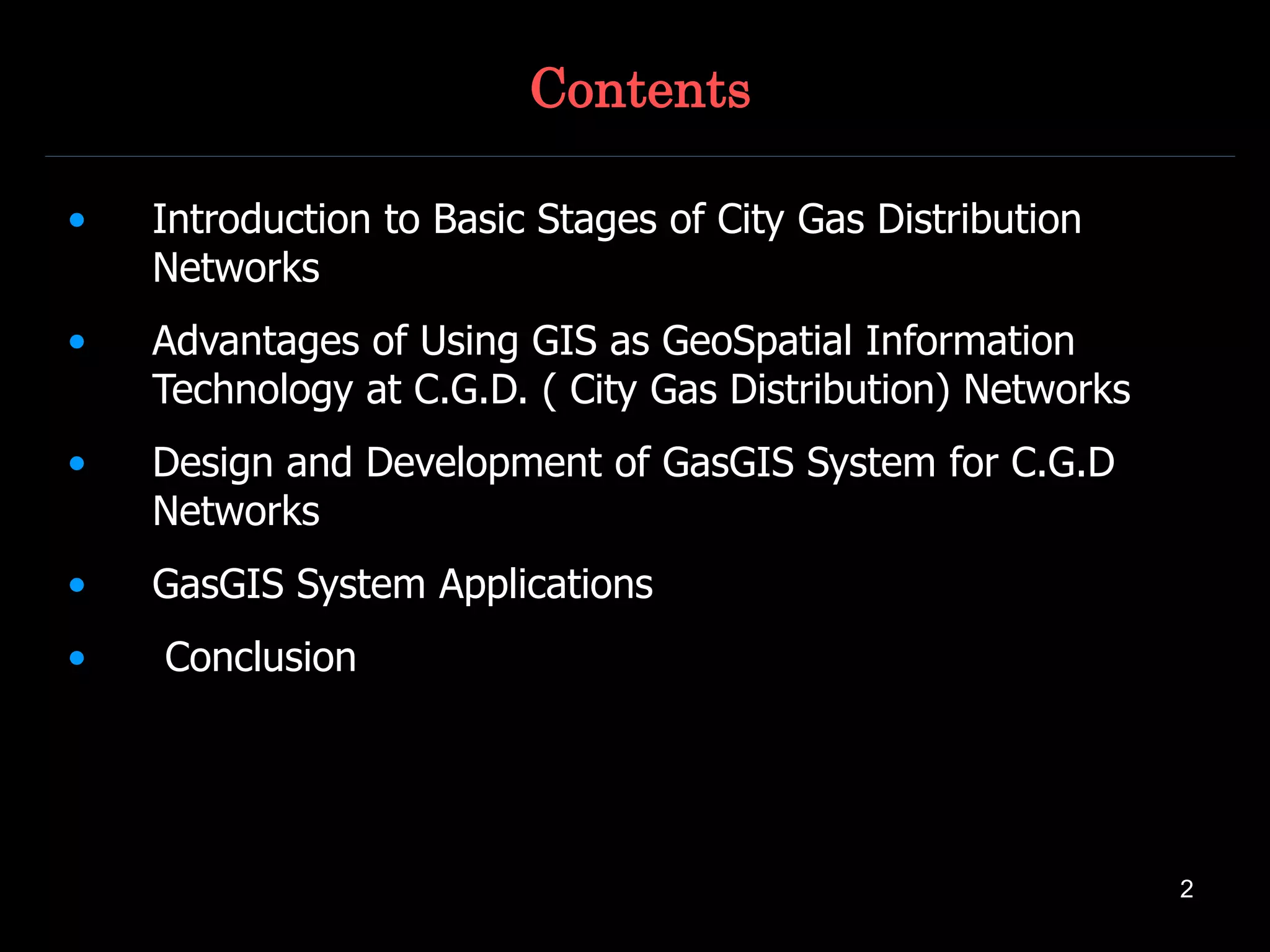 GIS for City Gas Networks | PDF