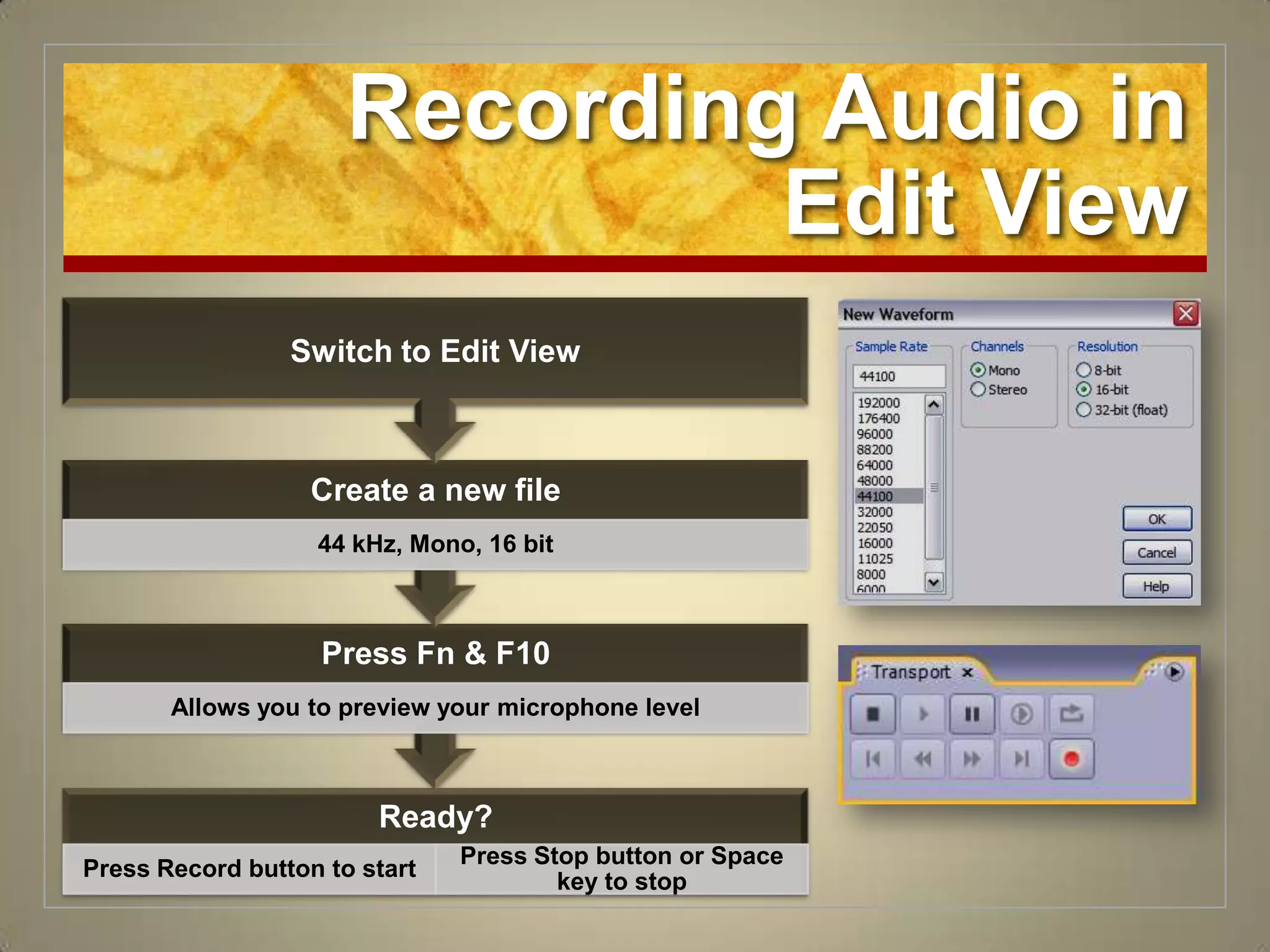 Importing Files Into Adobe Audition | PPTX
