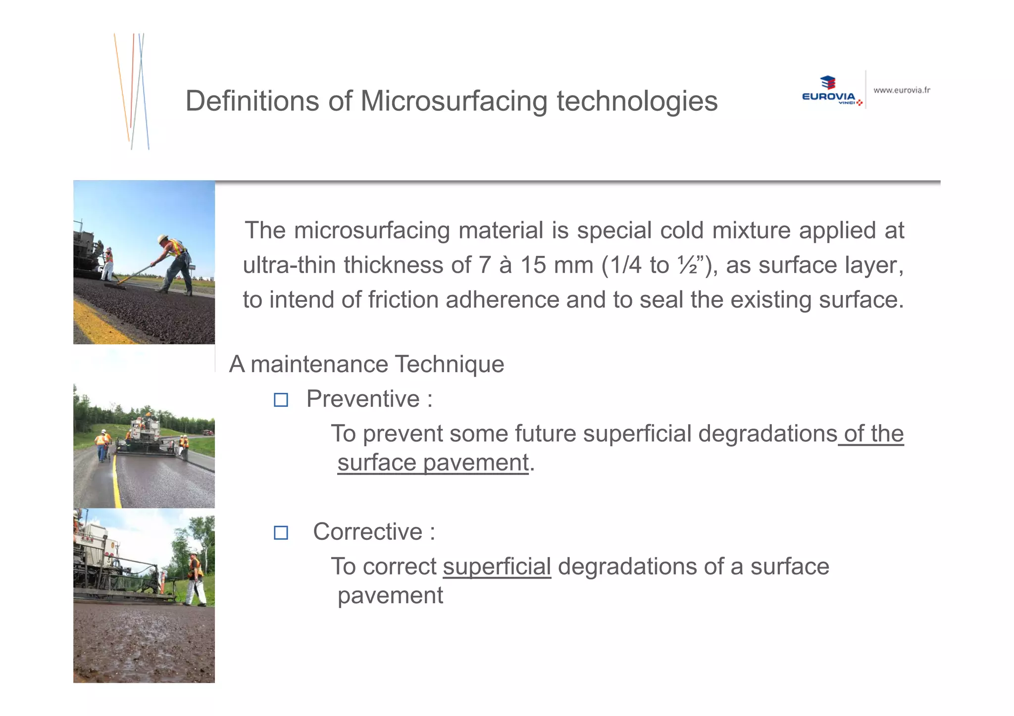 W13 special micro surfacing applications-proteau | PDF