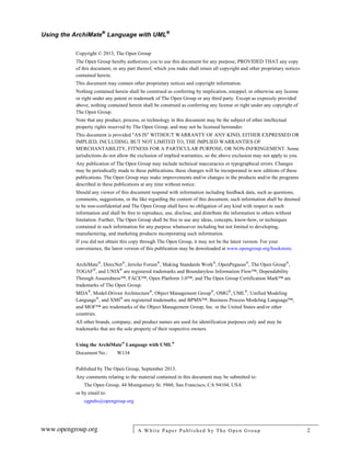 Using the ArchiMate Language with UML | PDF