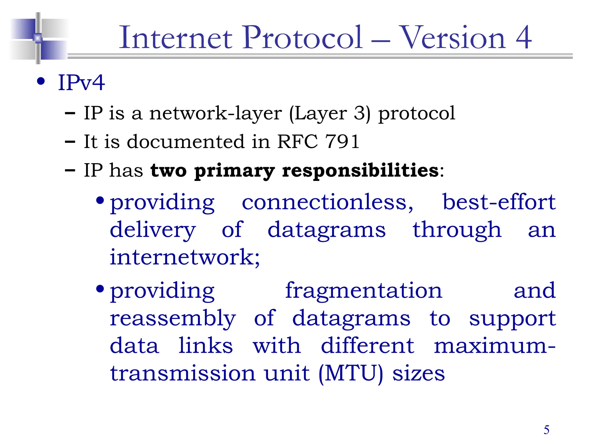 W13L25 Network Laye..r IPv4 and IPv6.ppt