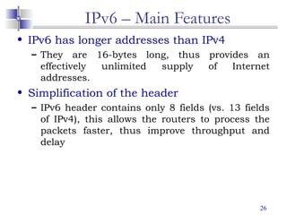 W13L25 Network Laye..r IPv4 and IPv6.ppt
