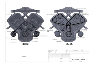 W16 Engine Diagram