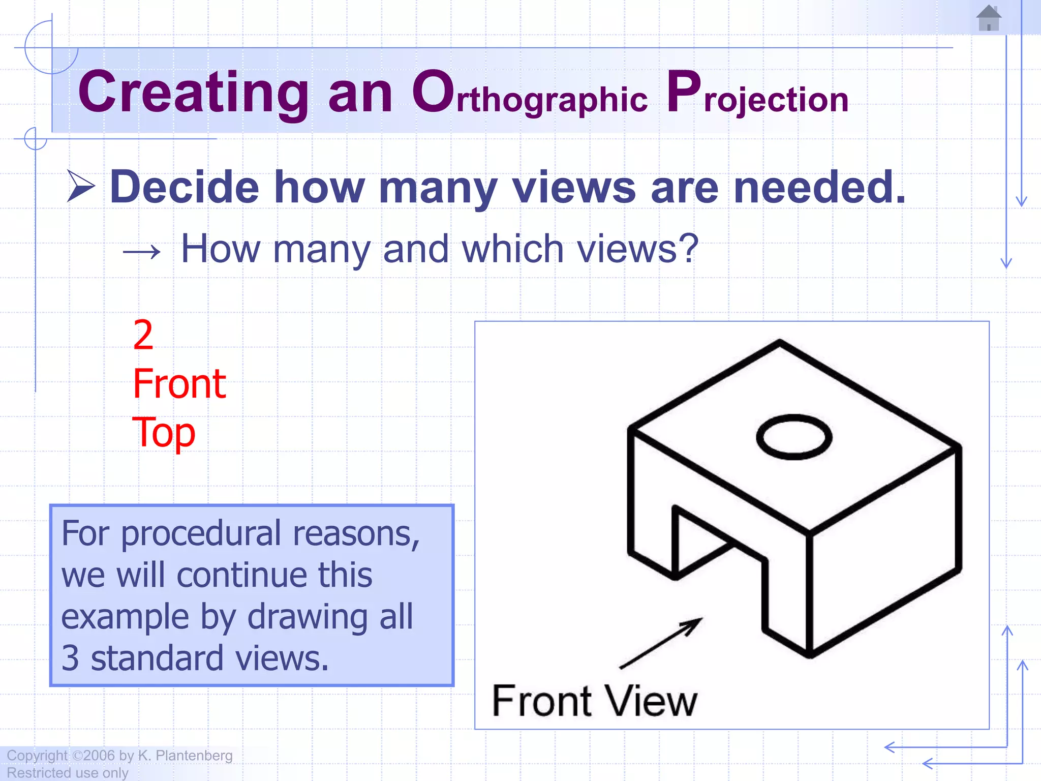 W 1 chapter 1 orthographic projection | PPT