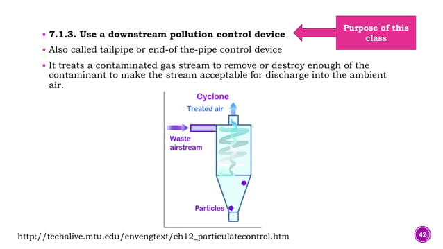 Air Pollution Control Processes Slide for ENVIRONMENTAL Engineering | PPT