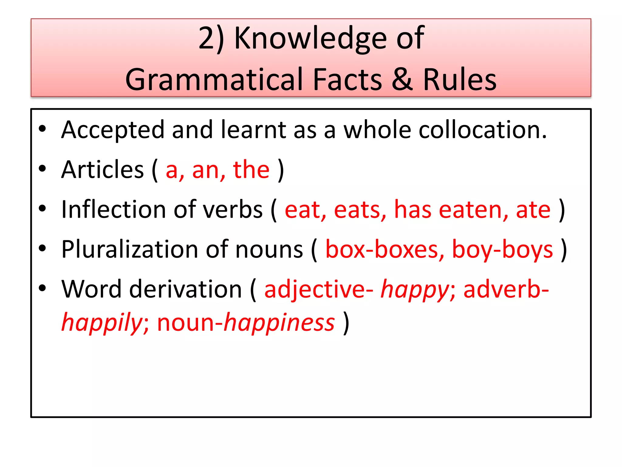 Introduction to grammar & Approaches in teaching grammar | PPTX