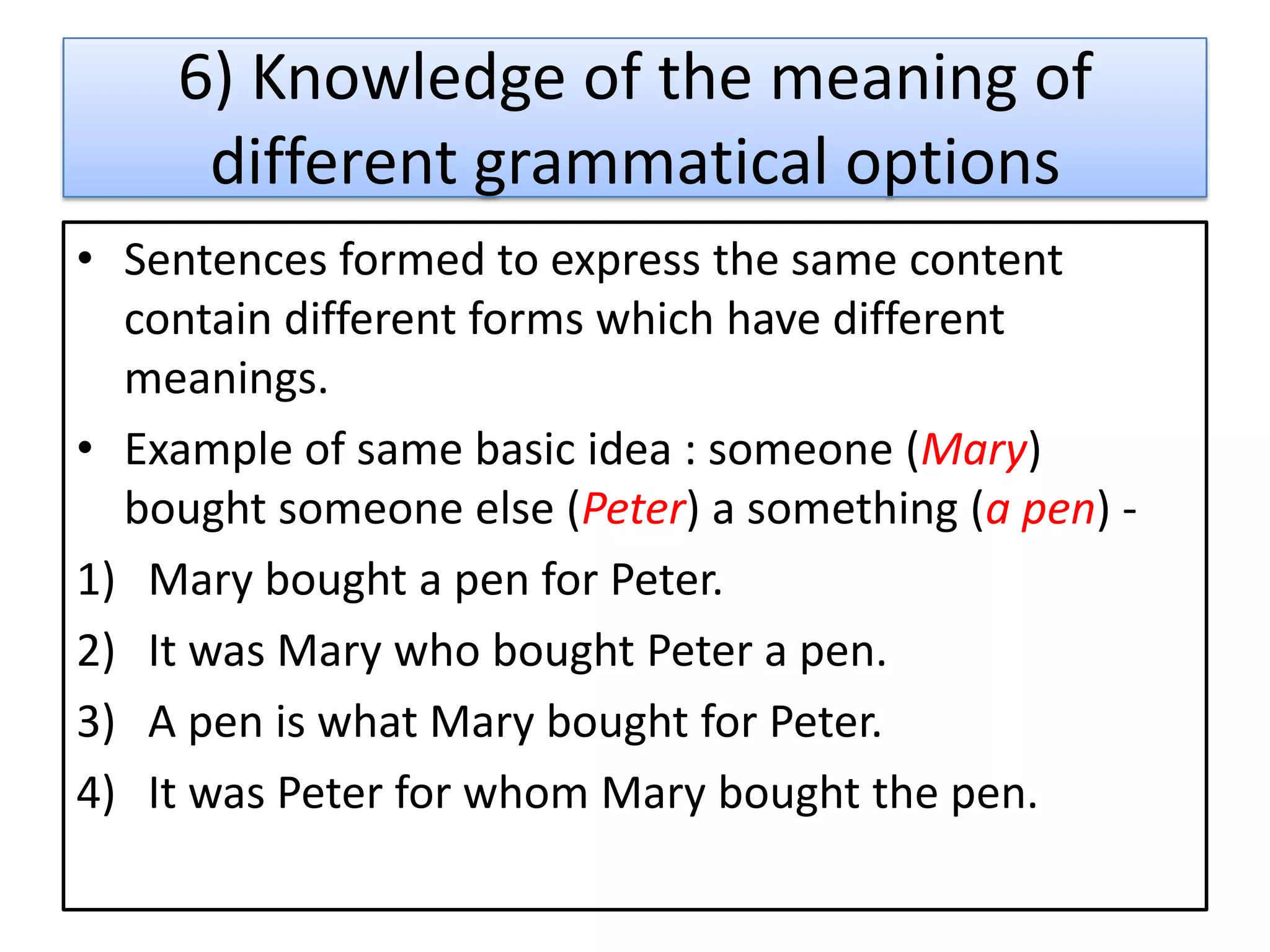 Introduction to grammar & Approaches in teaching grammar | PPTX