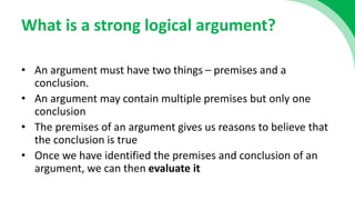 W1 Introduction to Logical Argumentation.pptx