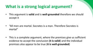 W1 Introduction to Logical Argumentation.pptx