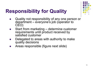 W1 Introduction to Quality.ppt | Business | Business and Finance