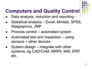 W1 Introduction to Quality.ppt | Business | Business and Finance