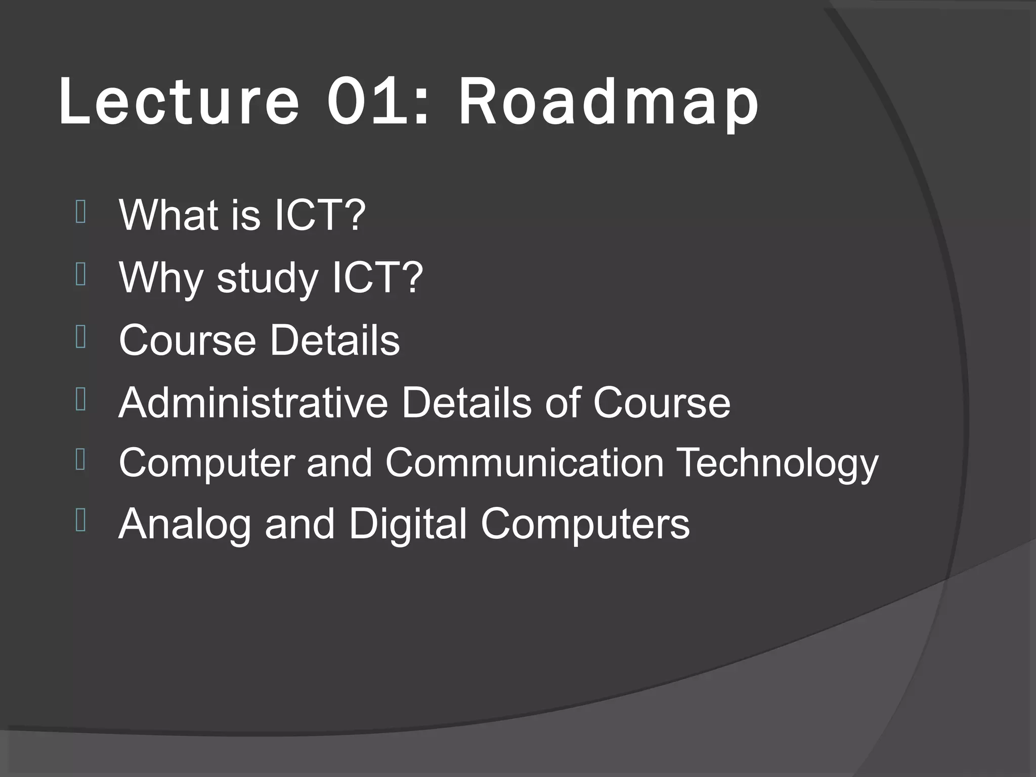 Introduction To Information And Communication Technology | PPT