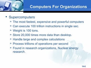 Exploring Computers and Their Uses | PPT