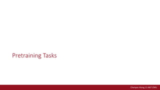 Pretraining Task - Auto-Regressive LM, Transformer Encoder-Decoders | PDF