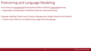 W1L2_11-667 - Building Blocks of Modern LLMs 2: Pretraining Tasks | PDF