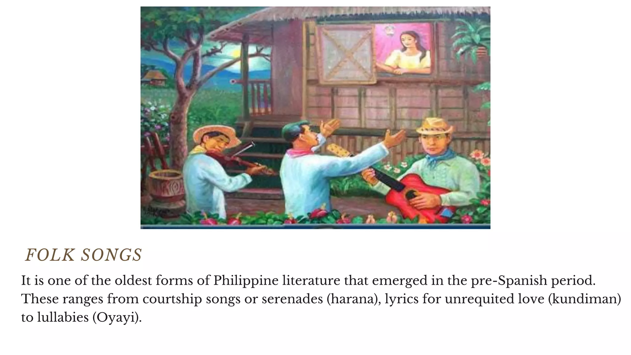 Philippine Literature during the Pre- Colonial Period | PDF
