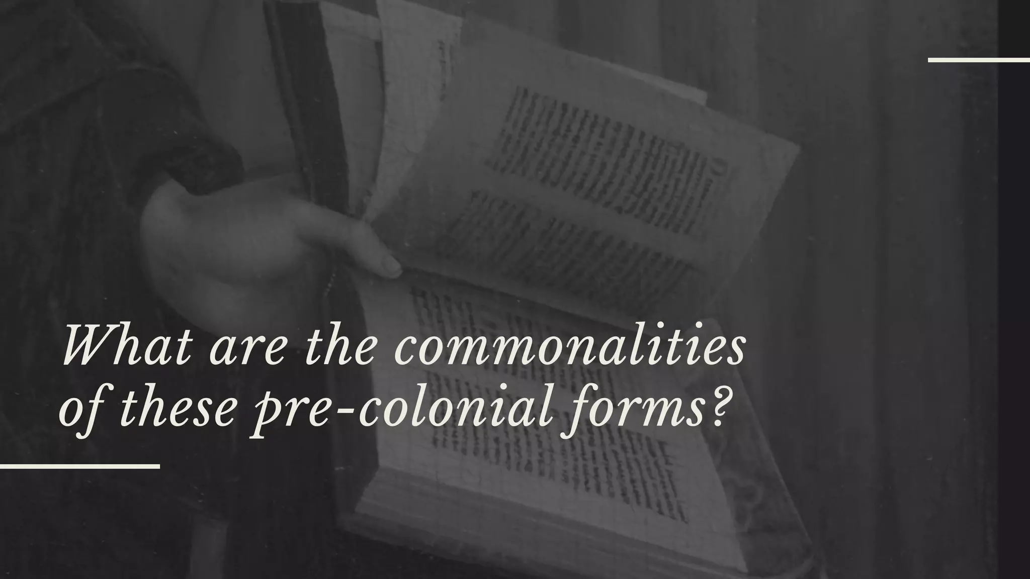Philippine Literature during the Pre- Colonial Period | PDF